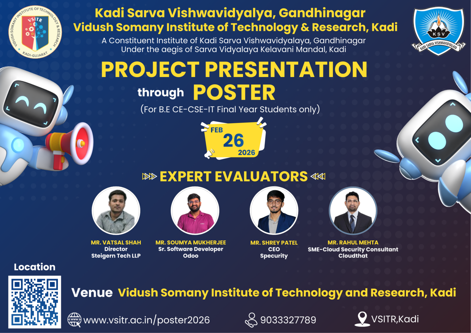 Project Presentation through Poster – Vidush Somany institute of ...